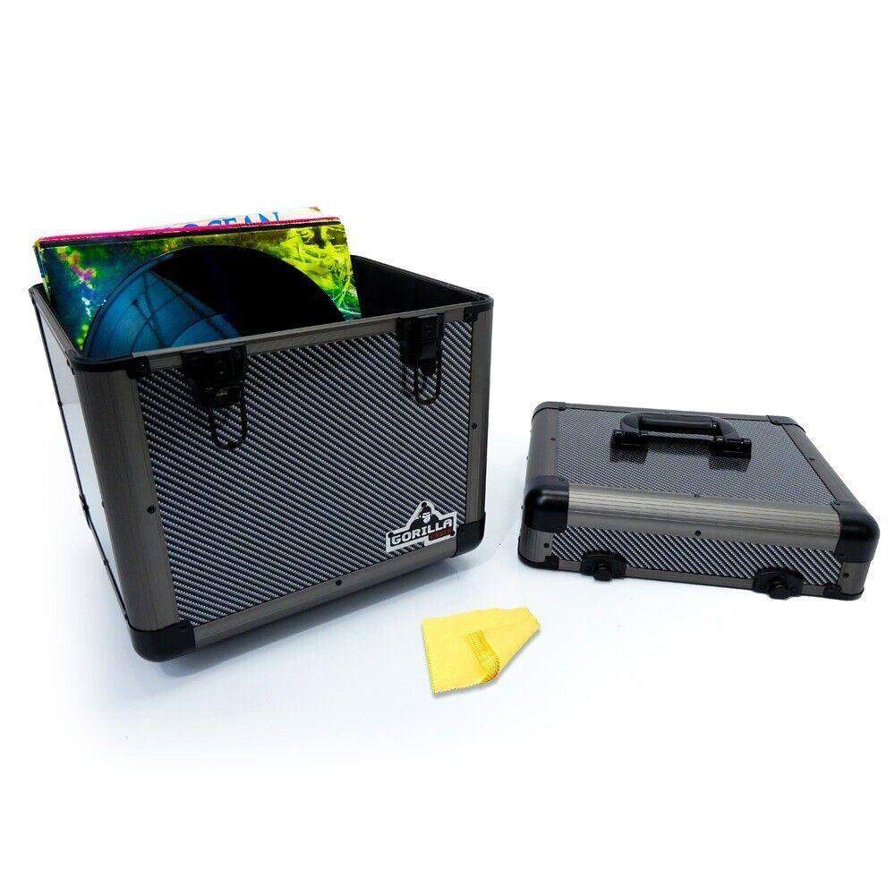 Vinyl Record Storage Case Holds 80 Carry Case Gorilla LP80 12