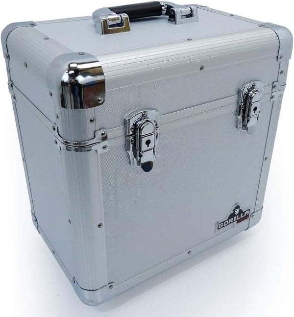 Gorilla Holds 60 x 12\ Vinyl Record Storage Case (Silver)"