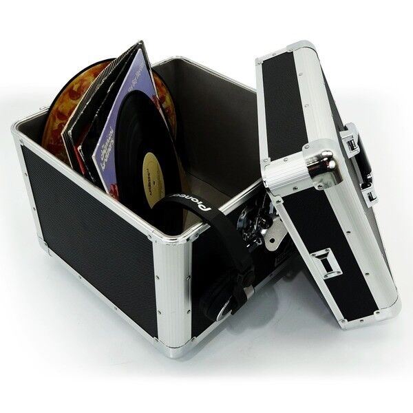 Gorilla DJ LP Vinyl Record Storage Box Case Holds 100pcs 12" Records